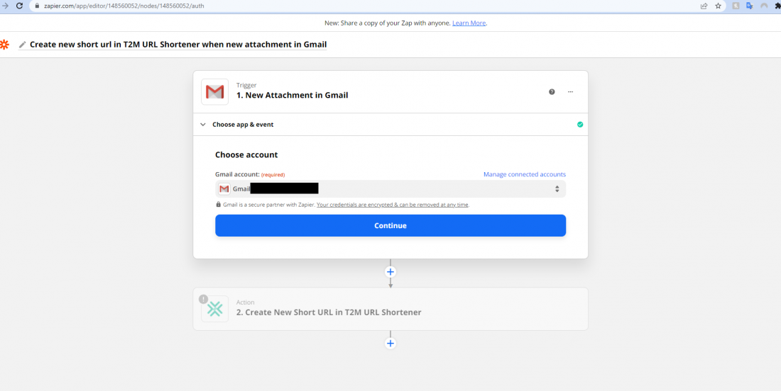 T2M URL Shortener integration with Zapier App to automatic workflow | T2M Blog